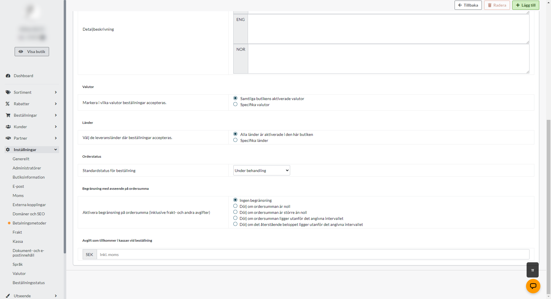 Add A Manual Payment Method Own Payment Method Abicart